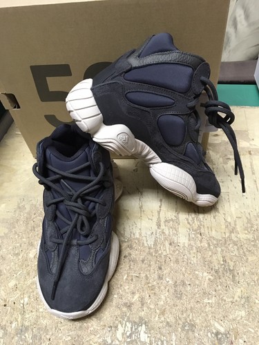 DS MENS Adidas YEEZY YZY 500 HIGH FW4968 SLATE NAVY SZ 4.5 AUTHENTIC | eBay