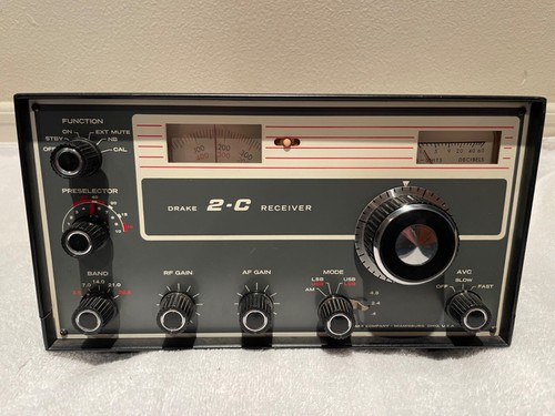 Drake 2-C Receiver Amateur Radio - WORKING! | eBay