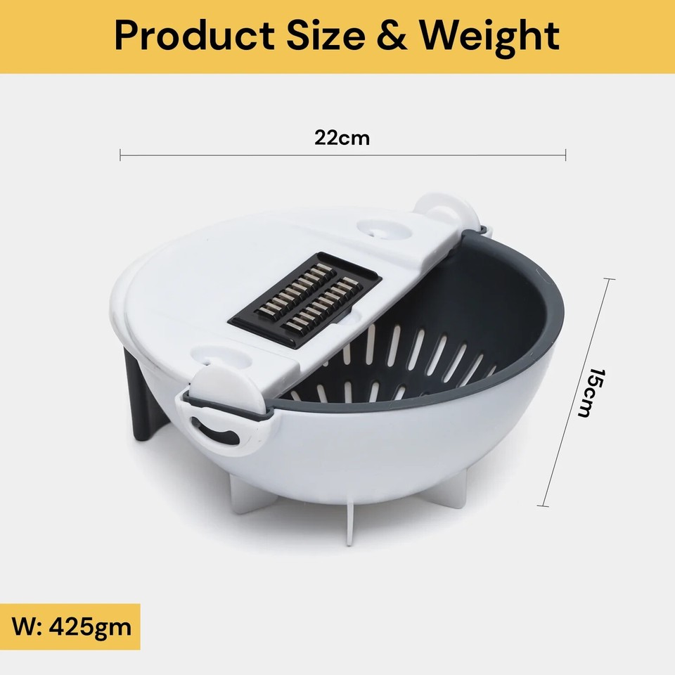 9 In 1 Multifunction Vegetable Cutter Slicer Chopper Grater Kitchen ...