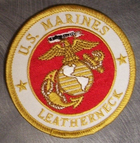 Embroidered Military Patch USMC Marine Corps Leatherneck NEW red ...