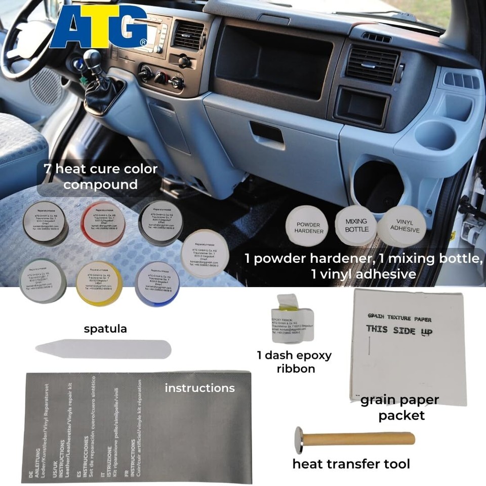 Car Dashboard Repair Kit - Dash Repair - Dash Repair Kit - Leather ...