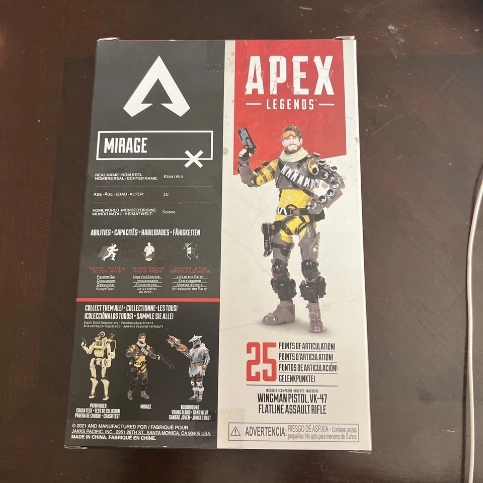 Apex Legends - Mirage 6-Inch Collectible Action Figure | eBay