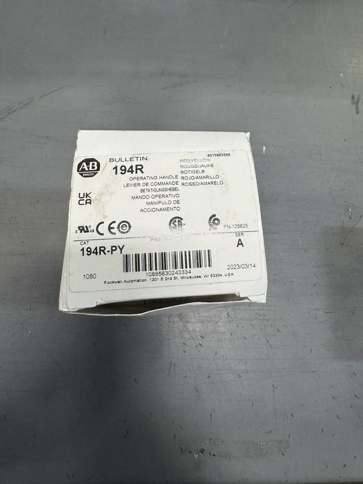 New! Allen Bradley 194R-PY Ser A Operating Disconnect Handle Lockable ...