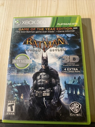 Batman: Arkham Asylum -- Game of the Year Edition (Microsoft Xbox 360 ...