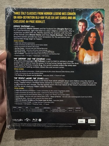 Wes Craven Film Collection [New Blu-ray] Ltd Ed, Photos, With Book ...