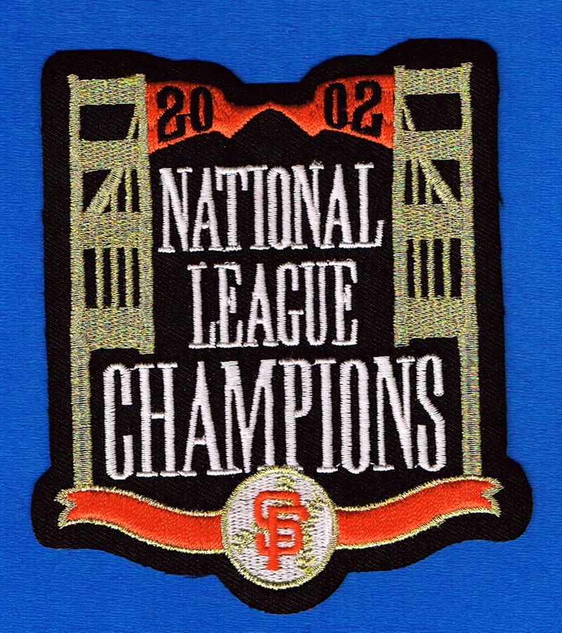2002 SAN FRANCISCO GIANTS NATIONAL LEAGUE CHAMPIONS MLB Baseball JERSEY ...
