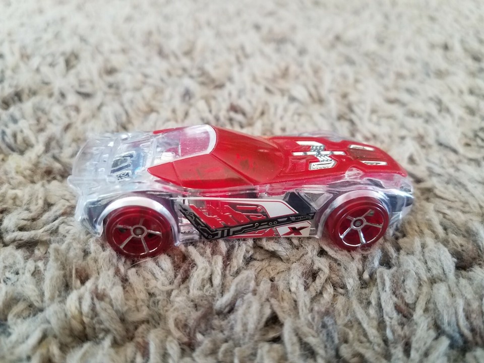 Hot Wheels Race X-Raycers Clear/Red NERVE HAMMER Die Cast Car! Malaysia ...