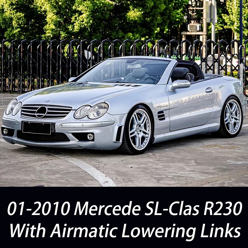 for Mercedes SL R230 SL550 SL600 Adjustable ABC Suspension Lowering ...