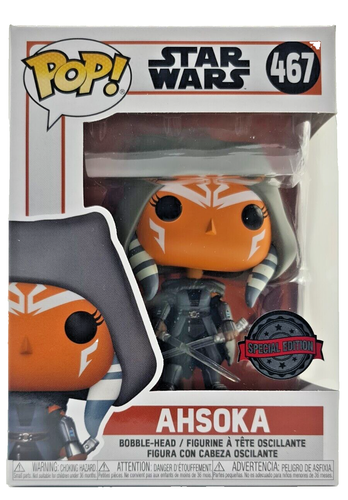 Funko Pop Ahsoka Hooded # 467 Star Wars The Mandalorian Vinyl Figure ...