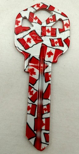 Ilco Personali-Keys Kwikset KW11 Canadian Flag Blank House Key | eBay
