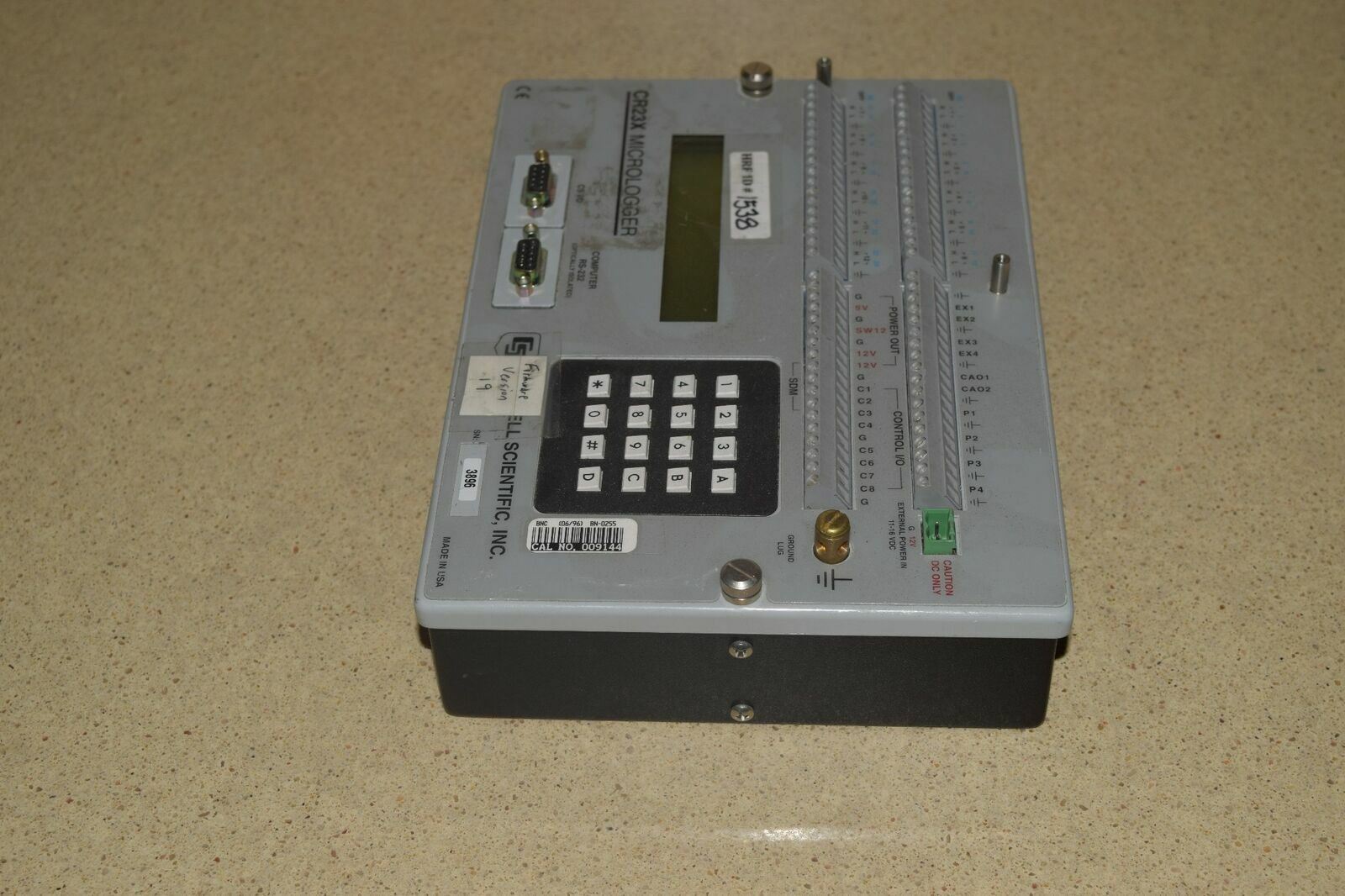 CAMPBELL SCIENTIFIC CR23X MICROLOGGER (1K) | eBay