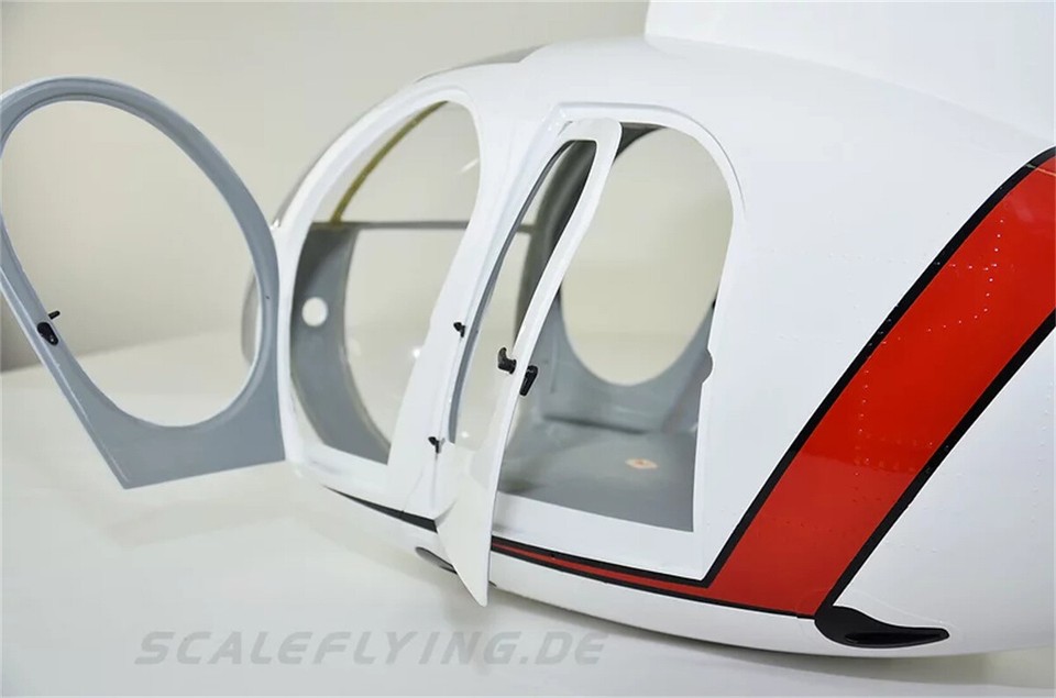 800 OH-6 ARF Cayouse RC Helicopter Fuselage 800 Size Army Green KIT ...