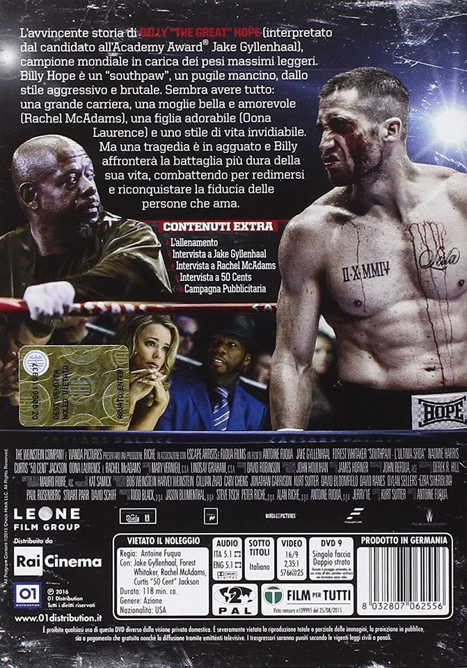 southpaw DVD Italian Import (DVD) (UK IMPORT) | eBay