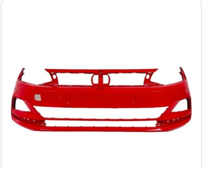 VW POLO SE MK6 2018-2022 BRAND NEW FRONT BUMPER RED COLOUR LP3G | eBay UK