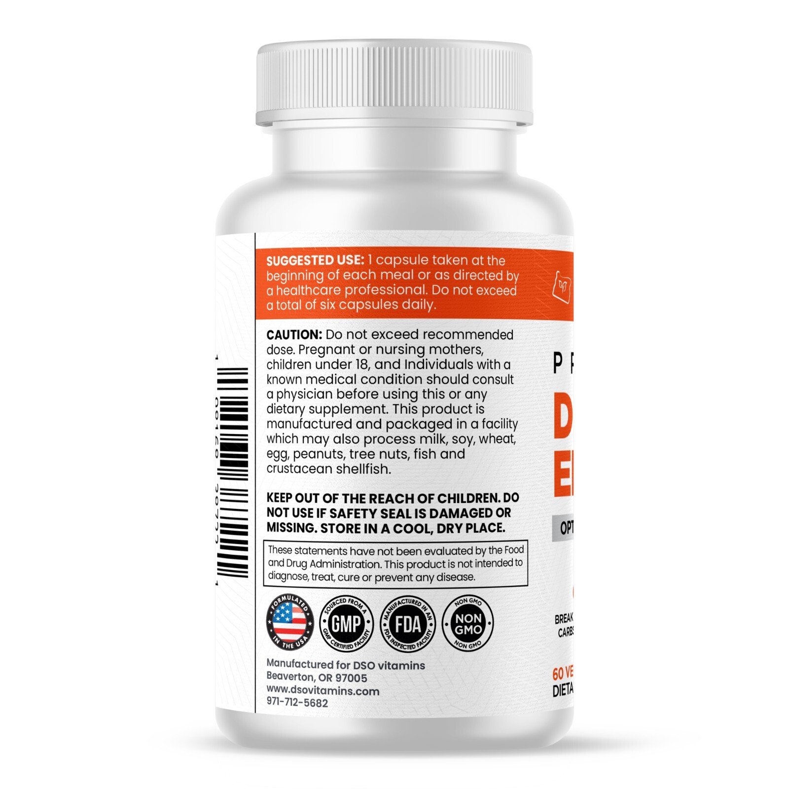 DSO Vitamins Premium Digestive Enzymes 60 capsules NEW | eBay