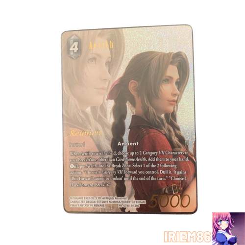 Aerith PR-079/11-139S Final Fantasy Trading Card Game Vintage Square Enix Japan | eBay
