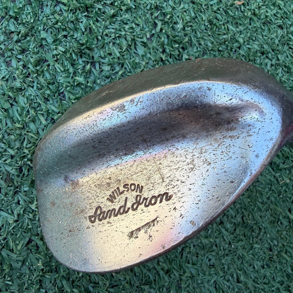 Wilson Sand Iron R20 Vintage Steel Shaft Wedge Golf Club Classic Dot ...