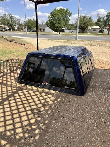 CHEVY 2500 Long Bed BLUE CAMPER SHELL | eBay