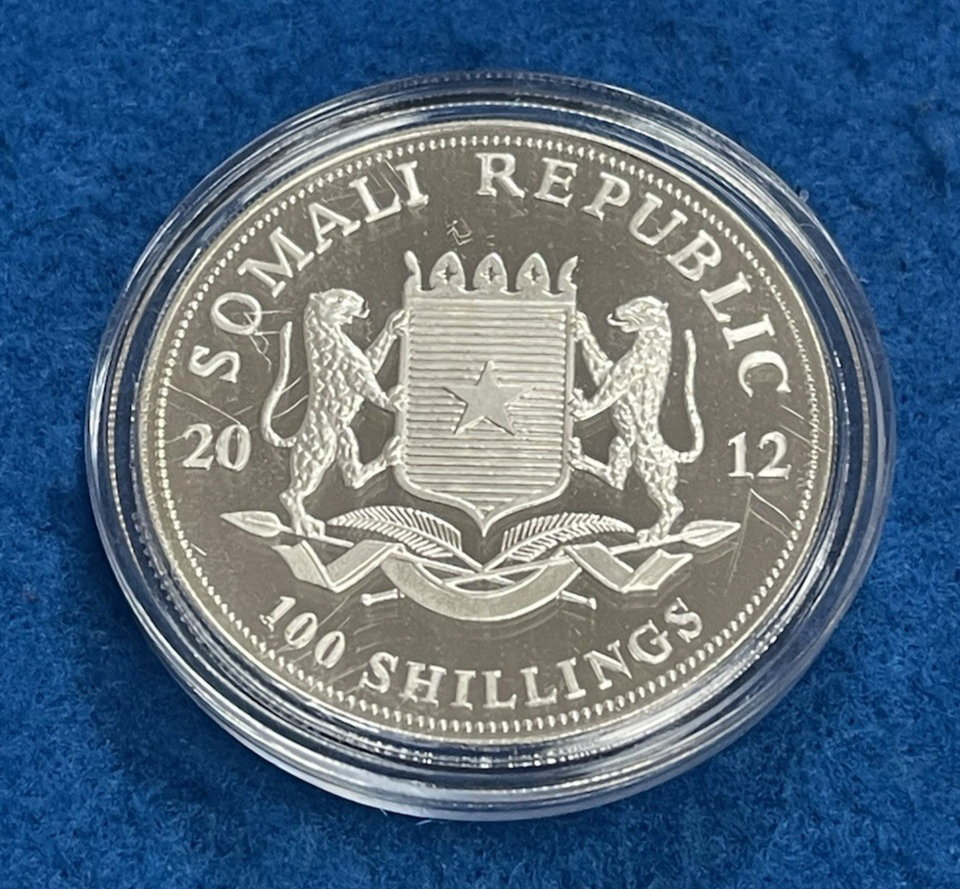 2012 Somali African Wildlife Elephant 1 oz Silver Coin | eBay