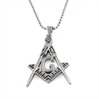 Free Mason Pendant - Triangle Freemasonry Stainless Steel Masonic ...