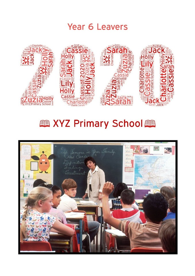 Personalised Word Art Teacher Gifts School Class Leavers End of Term ...