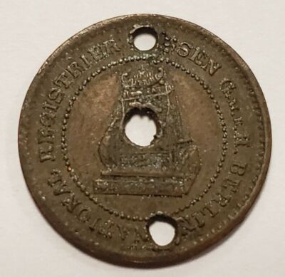 German Token - Holed - SKU-Z3515 | eBay