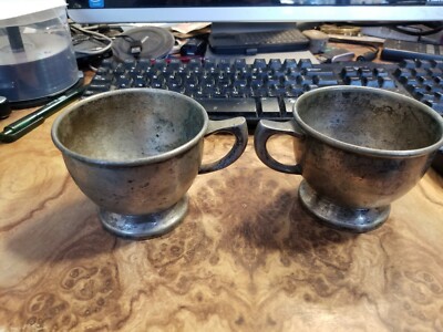 Grand Silver Co. NY WEAR-BRITE Silver cups - Vintage Antique 1940's | eBay