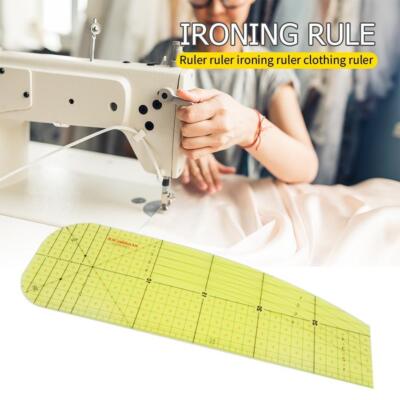 Hot Ironing Ruler Patchwork Tailor Measuring DIY Craft Stitching Sewing ...
