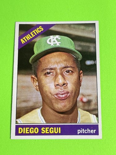 1966 Topps Diego Segui #309 Kansas City Athletics Vintage Baseball card ...