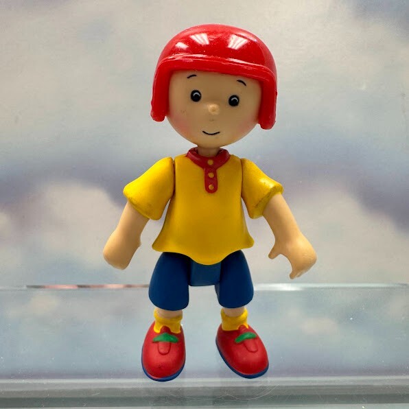 Caillou Figures Vintage LOT 2 PBS Kids Plush Dolls Caillou Arthur