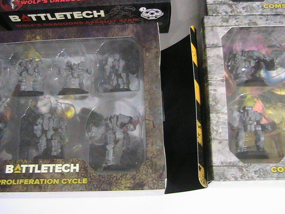 Battletech Miniature Mechs Inner Sphere Lances Clan Stars Lot Catalyst ...