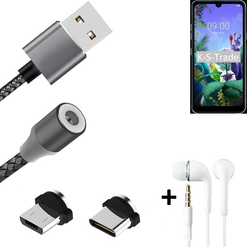 Câble de données + écouteurs pour LG Electronics Q60 a. USB de type C ...