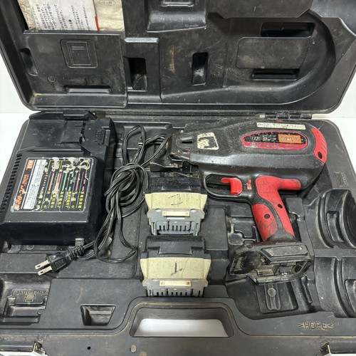 USED MAX RB399A Rebar Tier Binding Machine w/ Battery x2 , Charger RB ...