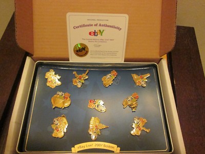 Ebay Live Boston 2007 Full Set Pins Limited Edition 63/200 | eBay