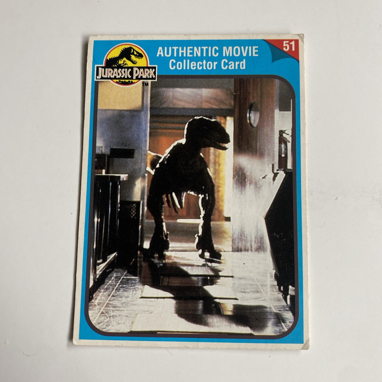 Kenner Jurassic Park Authentic Movie Collector Card Universal #51 "Jaws ...