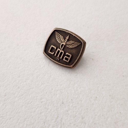 VINTAGE CMA CERTIFIED MEDICAL ASSISTANT BADGE LAPEL HAT PIN | eBay