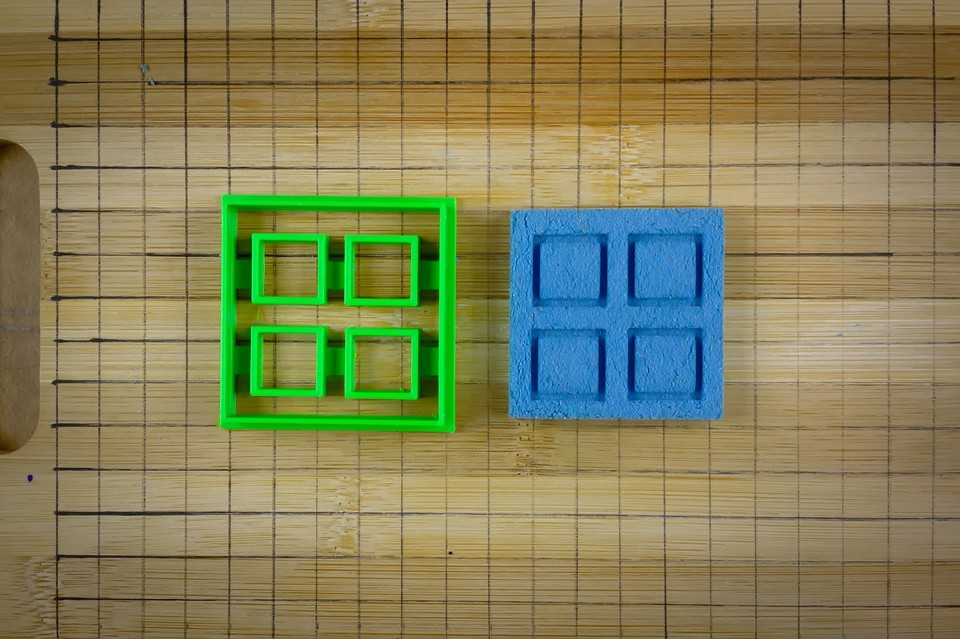 Square Window - Wooden small window - Cookie cutter Multi-Size | eBay