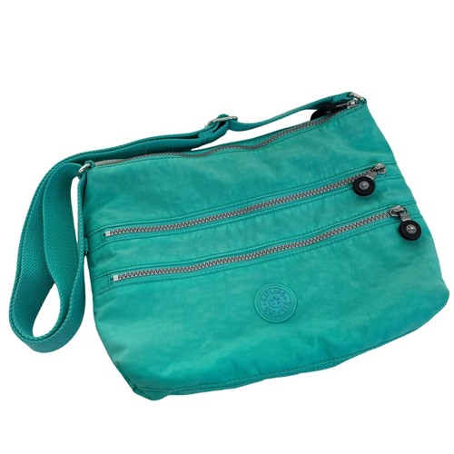 Kipling Alvar Mint Green Nylon Large Crossbody Bag | eBay