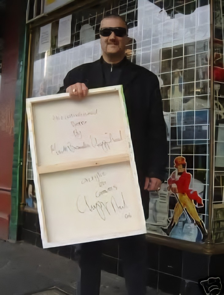 Mark Brandon "Chopper" Read Painting - "The Collingwood Boxer" | eBay