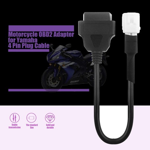 OBD2 Cable Connector Scanner for Yamaha FJR FZ09 FZ10 MT07 MT09 MT10 R1 ...