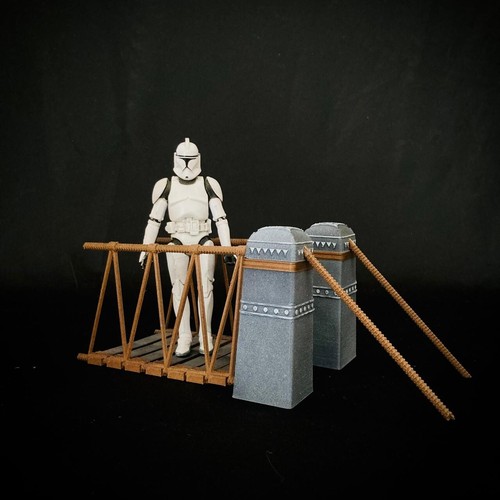 Temple of Doom Bridge Diorama for 3.75 inch (1:18) Figure | eBay