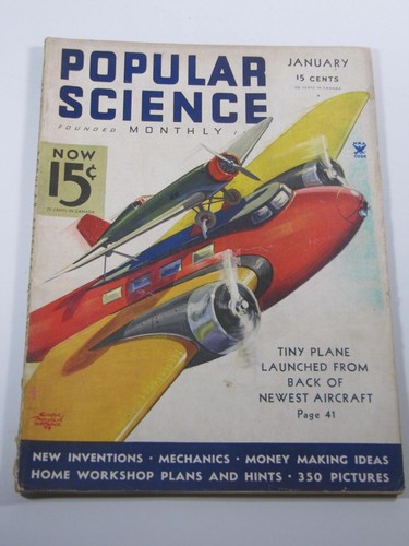 Popular Science Magazine- New Inventions, Money Making Ideas- January ...