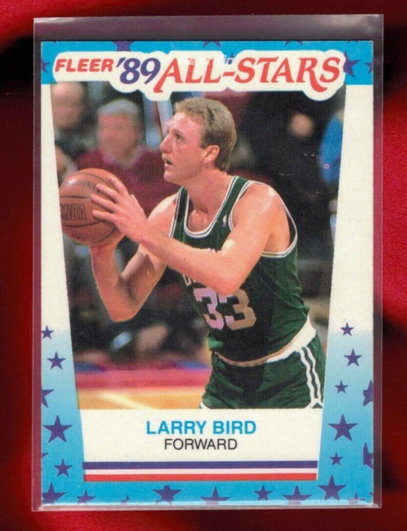 LARRY BIRD STICKER #10 Boston Celtics 1989-90 FLEER BASKETBALL | eBay