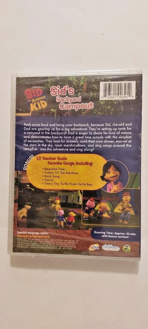 Sid the Science Kid * Sids Backyard Campout (DVD, 2012) Brand New SEALED 843501003954| eBay