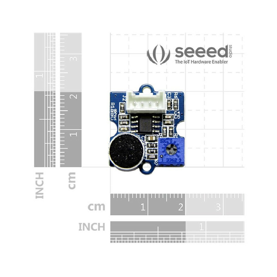 Seeed Studio Grove Sound Sensor, Noise Detector for Arduino, Analog ...