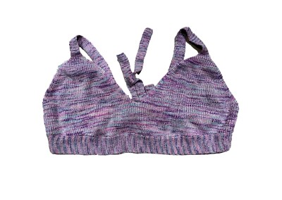 Women's Plus Size Sweater Tiny Tank Top - Wild Fable Purple Spacedye 3X ...