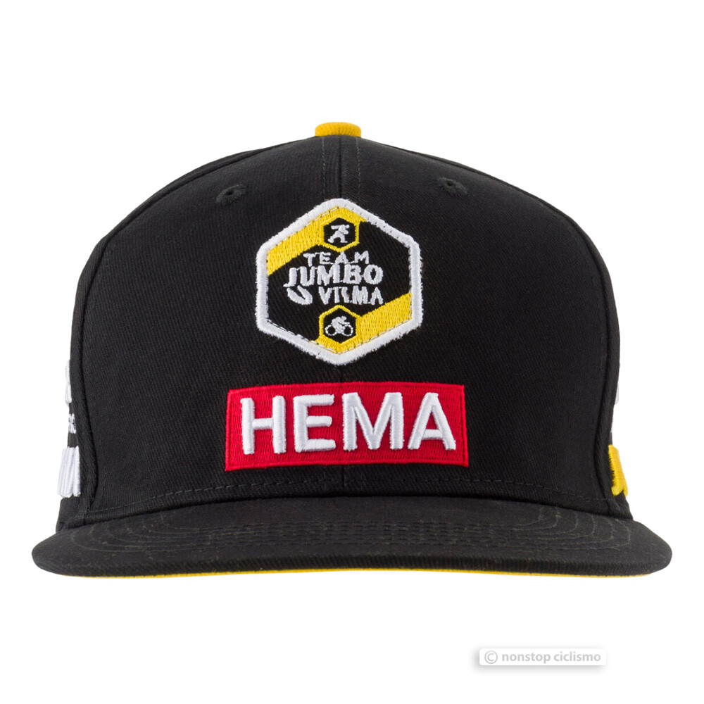 New JUMBO-VISMA Pro Team Snapback Podium Cap | Grelly USA