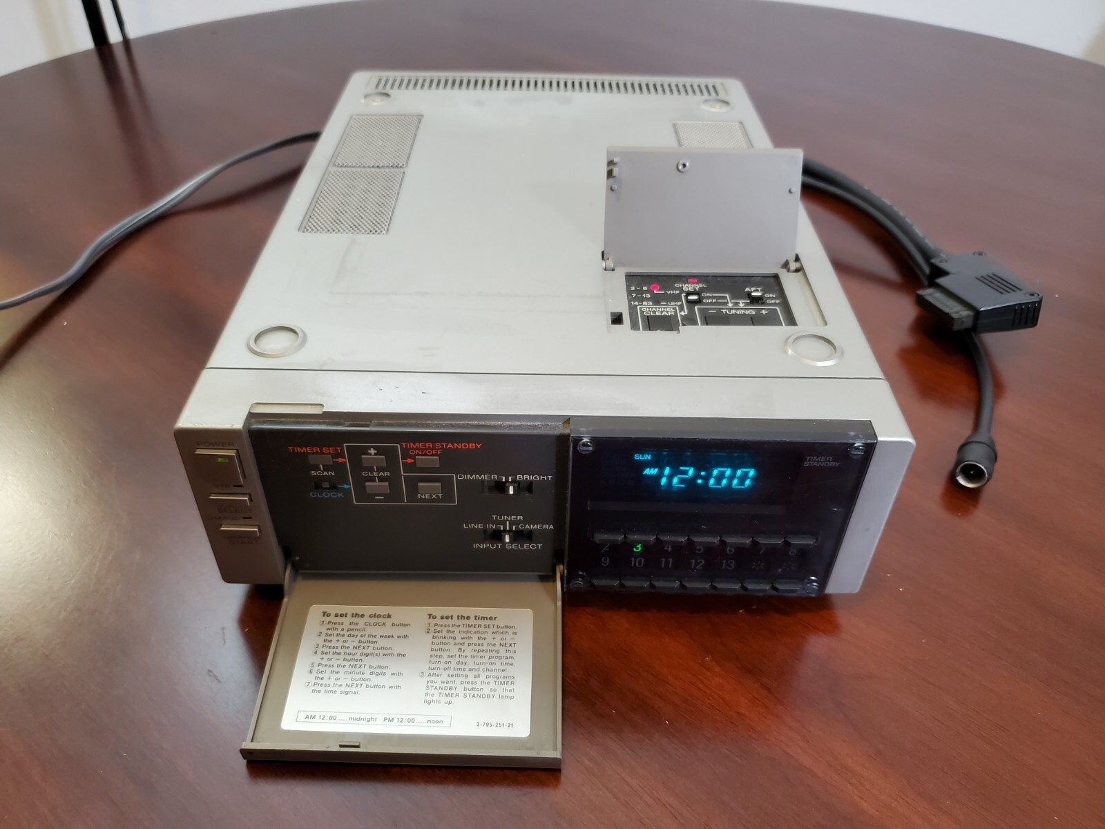 Vintage Programmable Betamax Portable Tuner Timer Unit Sony TT-2000 ...