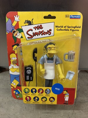 The Simpsons WOS Moe Playmates Interactive Figure UK Version RARE | eBay