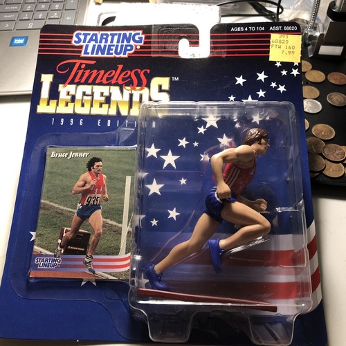 1996 KENNER STARTING LINEUP TIMELESS LEGENDS BRUCE JENNER OLYMPIC NEW ...